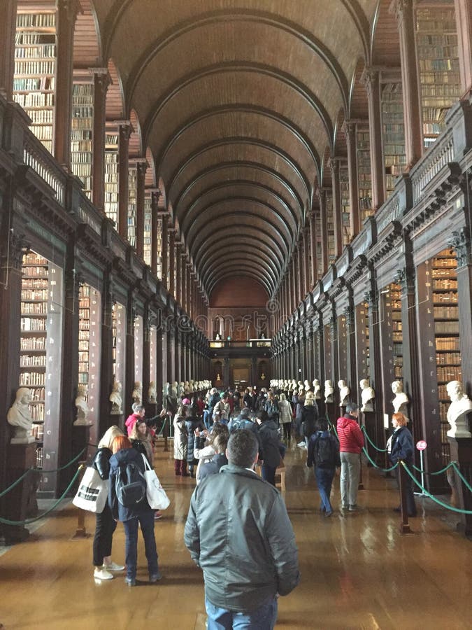 Trinity College Library, Dublin, Ireland Editorial Stock Photo - Image ...