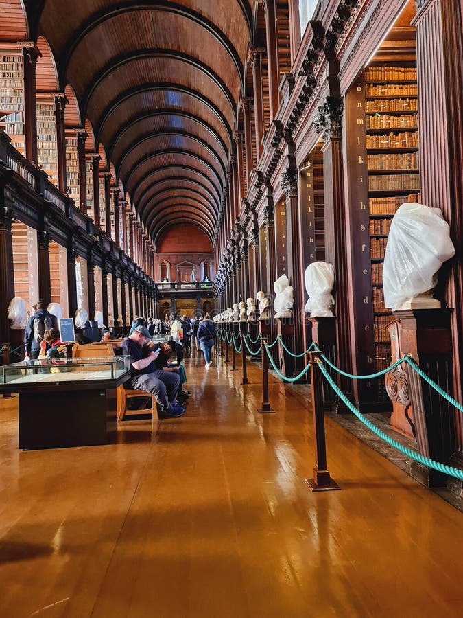 Trinity College Library, Dublin Ireland Editorial Image - Image of ...