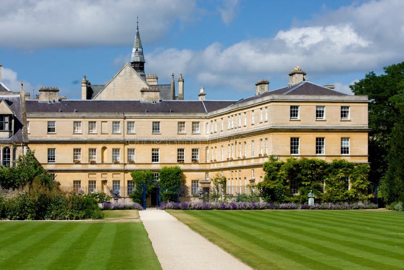 Trinity College, Oxford University Stock Photo - Image of education ...