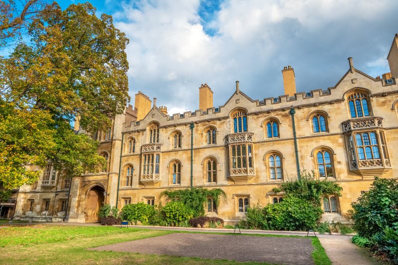 Trinity College Rear Building. Cambridge, England Stock Image - Image ...