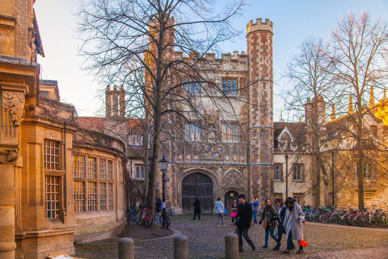 Trinity College View, Cambridge Editorial Photography - Image of hall ...