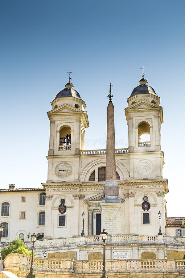 Trinity dei Monti in Rome stock photo. Image of italy - 32091406