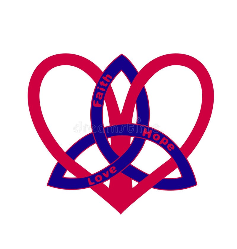 Trinity stock vector. Illustration of abstract, triangle - 95501293