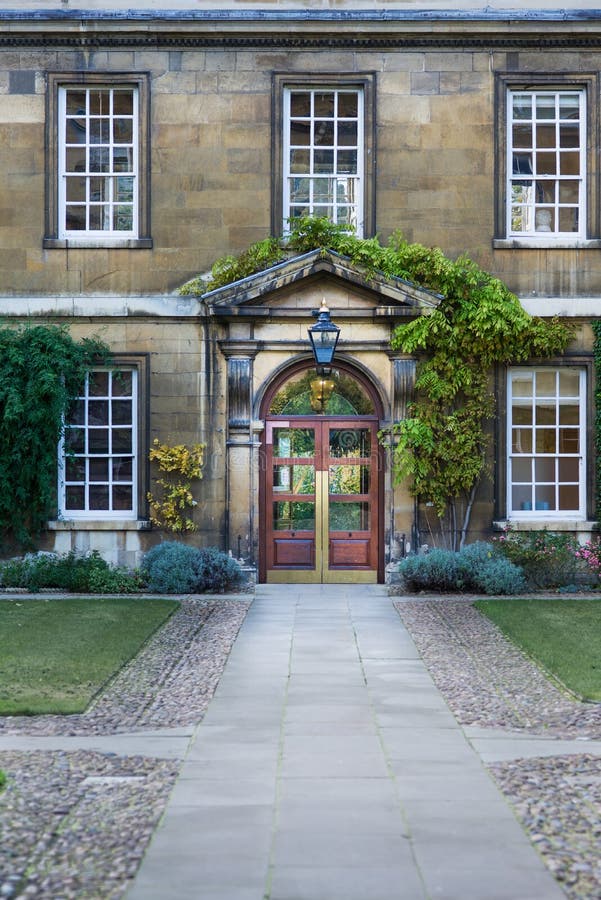 Trinity Hall, Cambridge University on River Cam Stock Photo - Image of ...