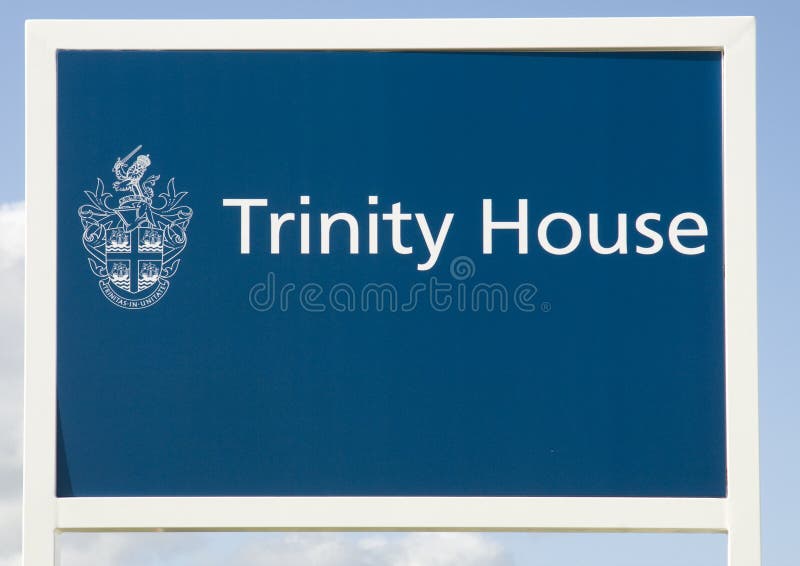 Trinity House Sign - Lighthouse Editorial Photo - Image of lighthouse ...