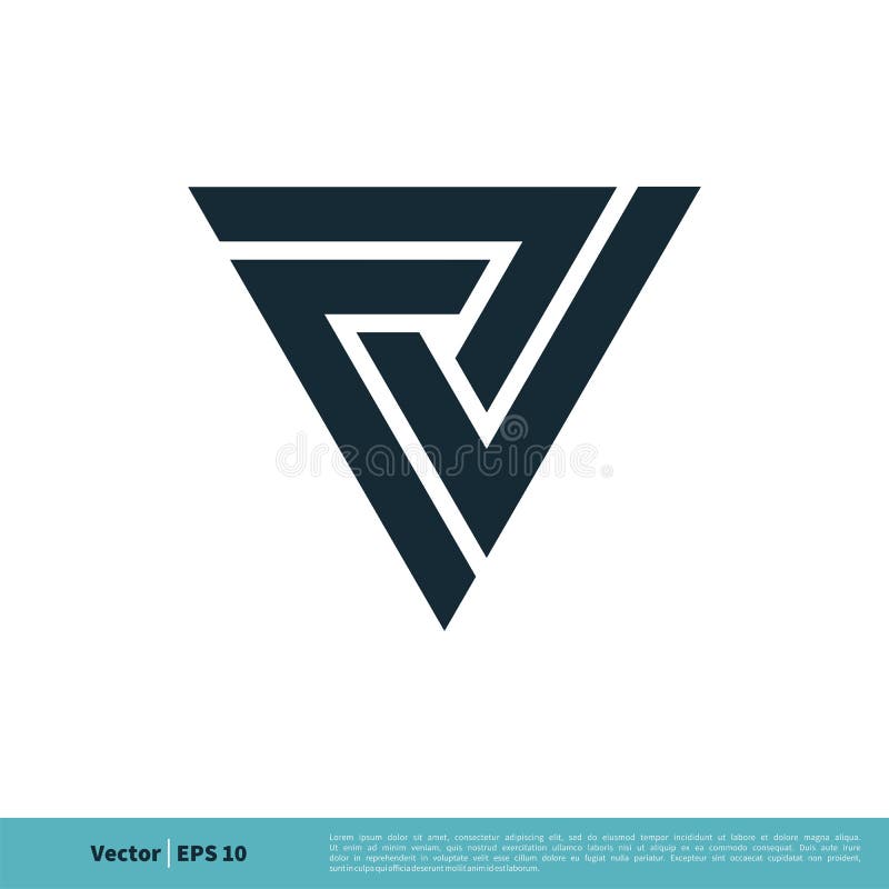 Triangle Trinity Vector Logo Template Illustration Design. Vector EPS ...