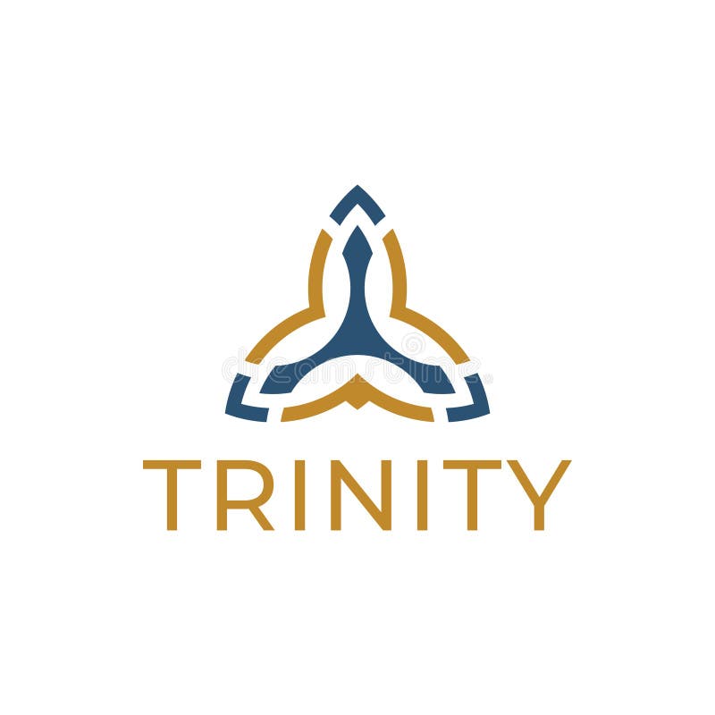 Trinity Logo Vector is Simple, Minimalist and Modern Stock Illustration ...