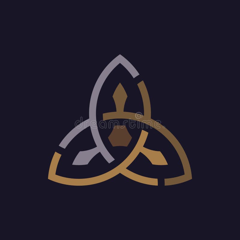 Trinity Logo Vector is Simple, Minimalist and Modern Stock Illustration ...