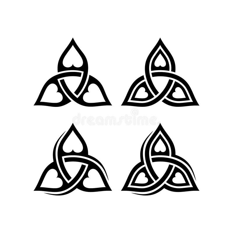 Trinity Logo Vector Variation Stock Vector - Illustration of medieval ...