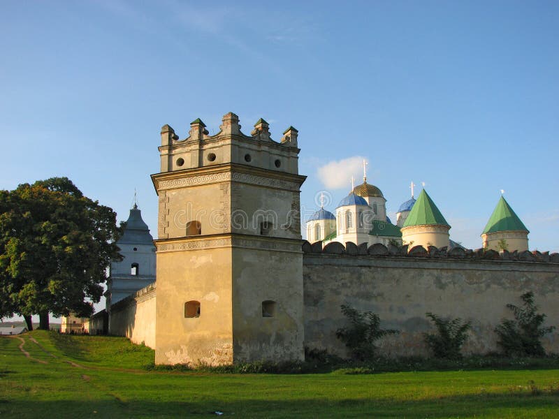Trinity Monastery in Mezhyrich Near Ostrog, Ukraine Stock Image - Image ...