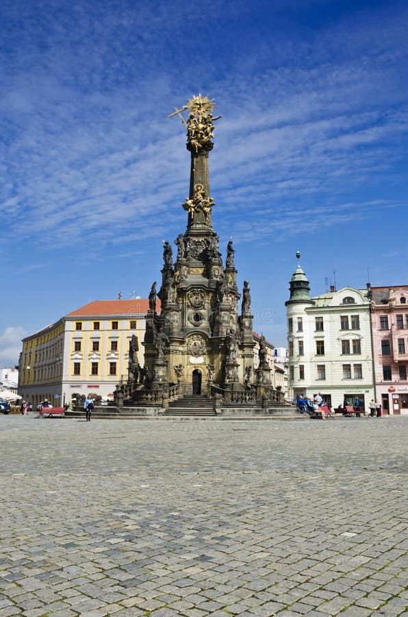 Trinity Monument Olomouc, Czech Republic Editorial Stock Image - Image ...