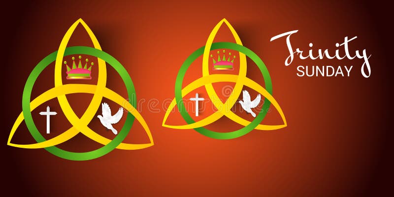 Trinity Sunday. stock illustration. Illustration of praying - 117138129