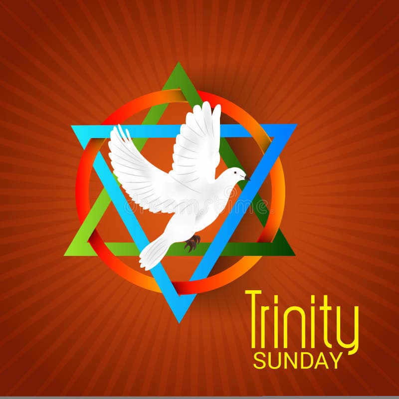Trinity Sunday. stock illustration. Illustration of design - 117210389