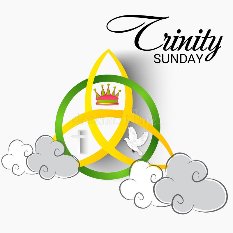 Trinity Sunday. stock illustration. Illustration of religious - 93491599