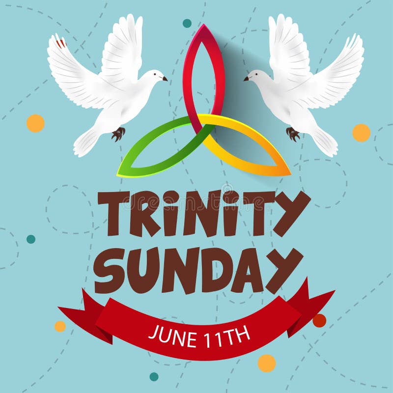 Trinity Sunday. stock illustration. Illustration of faith - 93491894