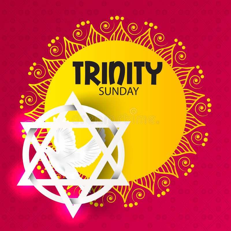 Trinity Sunday. stock illustration. Illustration of catholic - 93491957