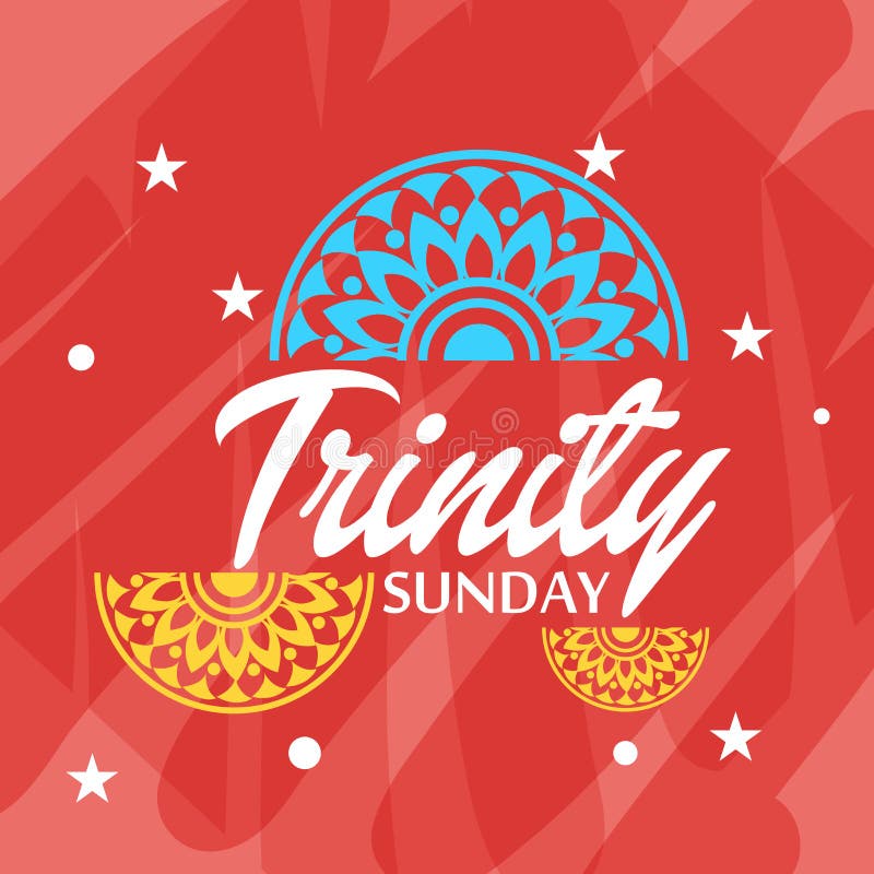 Trinity Sunday. stock illustration. Illustration of abstract - 93491995