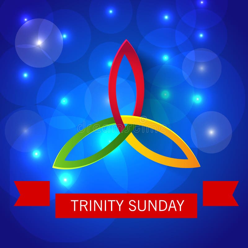 Trinity Sunday. stock illustration. Illustration of cross - 93492053
