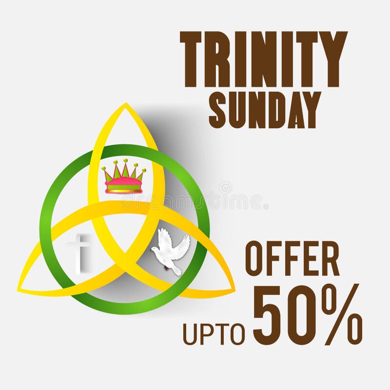 Trinity Sunday. stock illustration. Illustration of holiday - 93491627