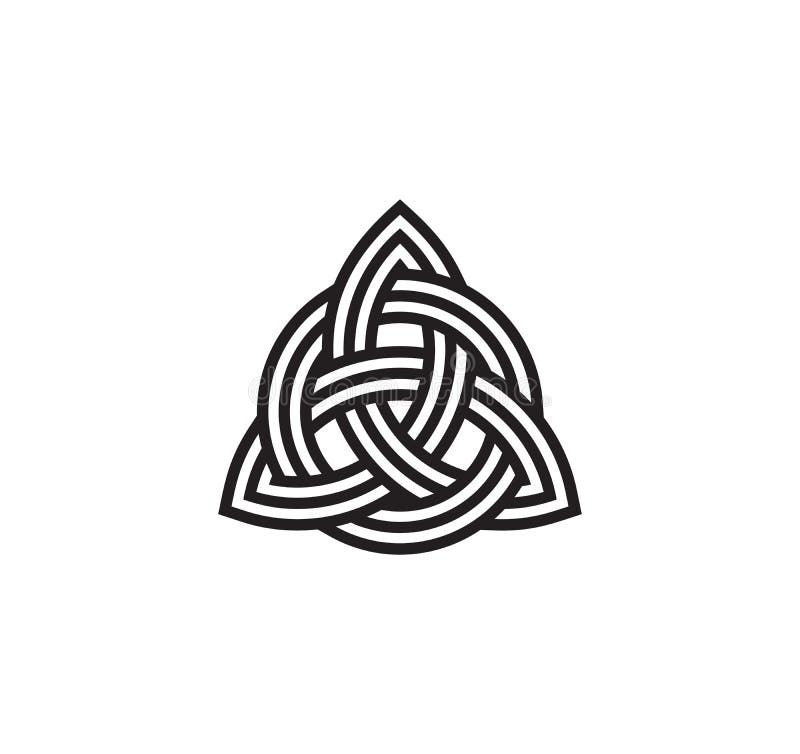 Trinity symbol stock vector. Illustration of pagan, design - 206993173