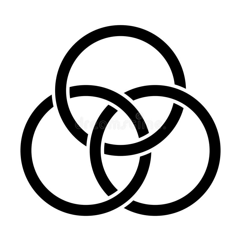 Emblem of the Trinity, Three Interlaced Circles, an Ancient Christian ...