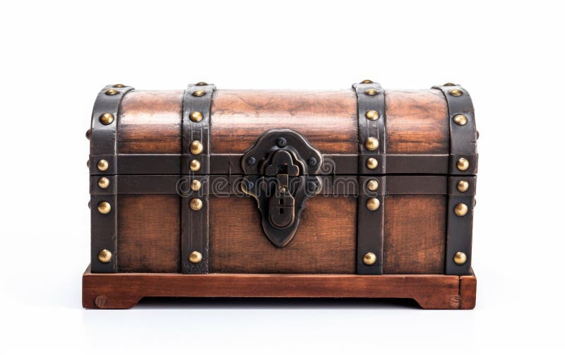 Trinket Storage on White Background Stock Illustration - Illustration ...