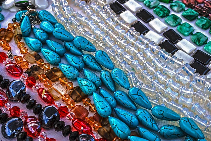 Trinkets 43 stock photo. Image of colorful, necklace - 34864194
