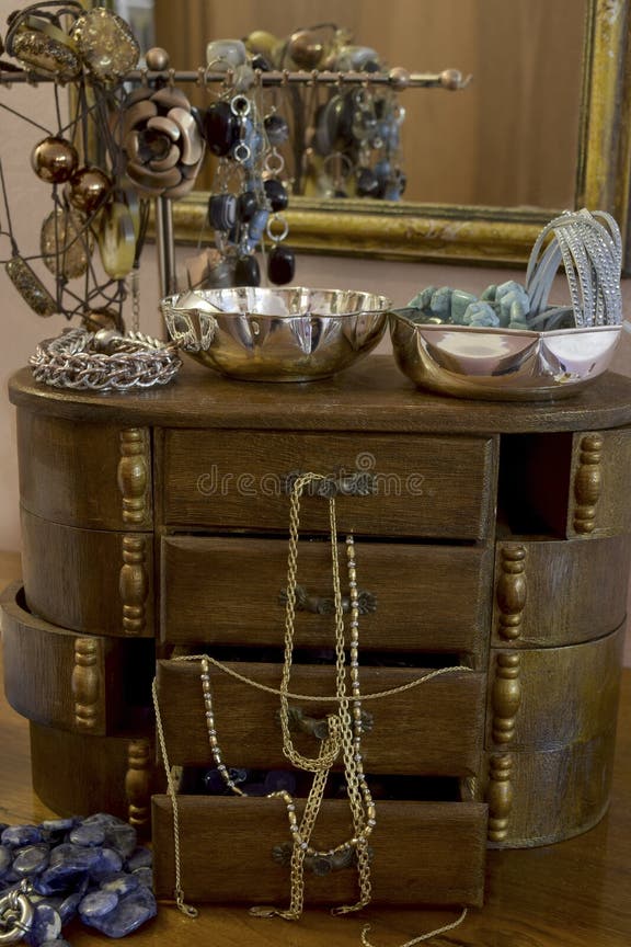 Trinkets stock photo. Image of trinkets, chest, rings - 43596138