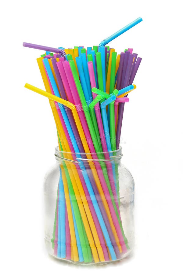Bunte Plastiktrinkhalme stockfoto. Bild von muster, stroh - 119722044