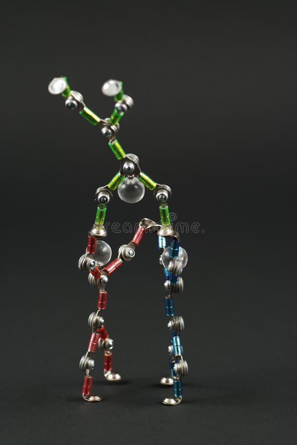 Trio action figures stock image. Image of acrobat, dancing - 11780377