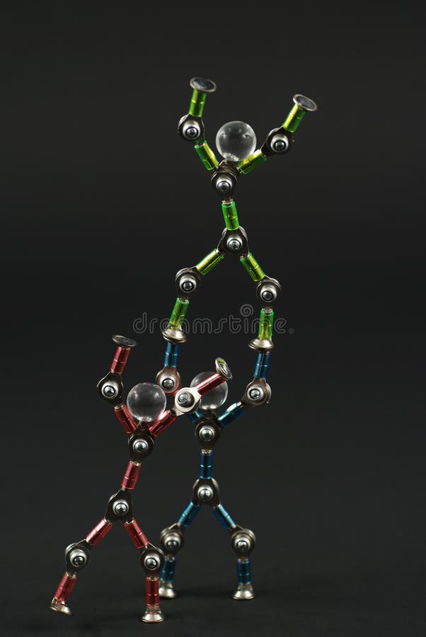 Trio action figures stock photo. Image of action, victory - 7816514