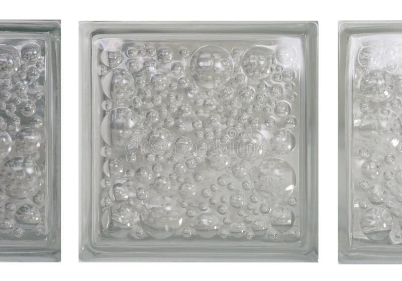 Trio Bubble Glass Box Wall Panel Stock Image - Image of bubble, glass ...