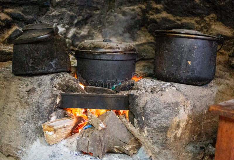 Trio of Rustic Pots stock image. Image of traditional - 268671429