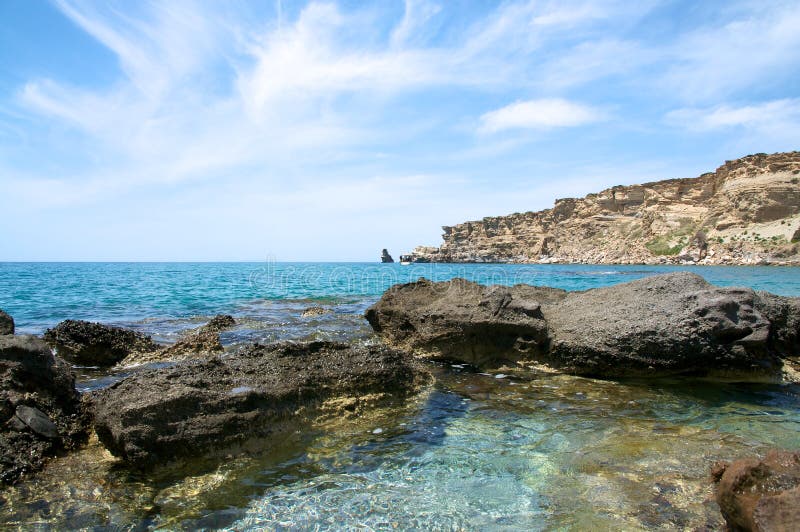 Triopetra beach, Crete stock photo. Image of rocks, clear - 25723512