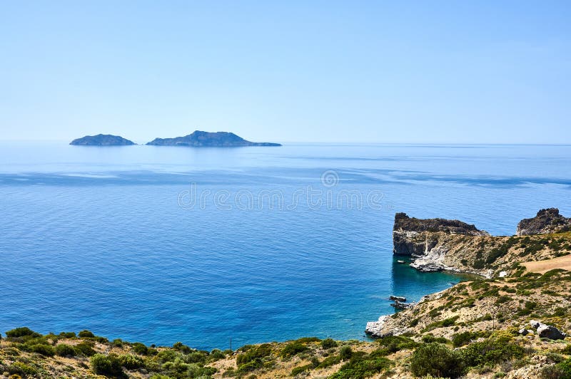 Triopetra beach, Crete stock photo. Image of rocks, transparent - 277307890