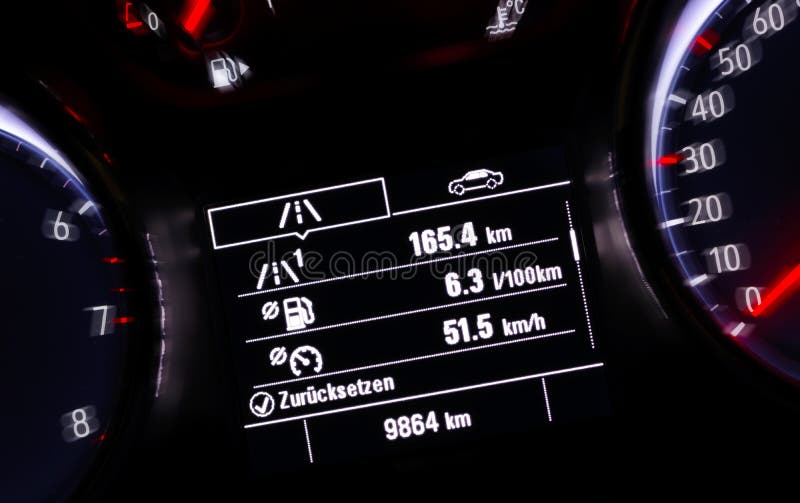 The Trip Computer Provides an Indication of Fuel Range To Empty ...