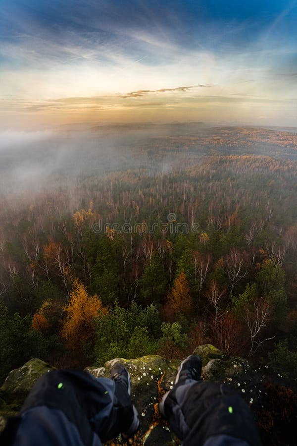 Trip for a photo. Sunset stock image. Image of nizke - 203729343