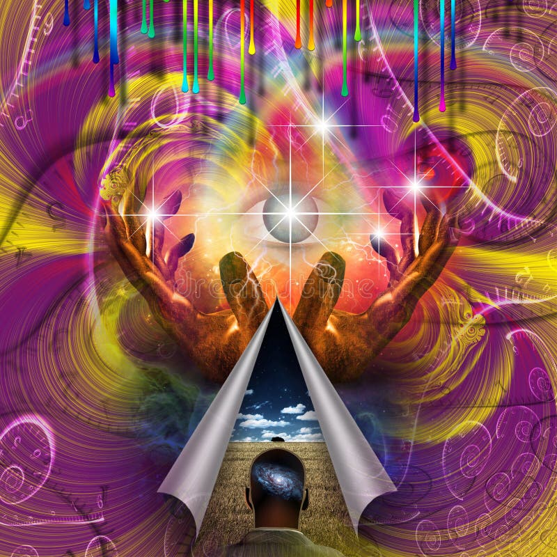 Trip stock illustration. Illustration of color, hallucination - 44338277
