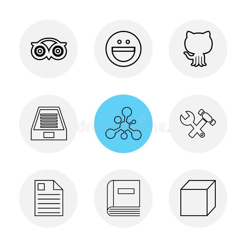 Github Icon Vector Stock Illustrations – 42 Github Icon Vector Stock ...