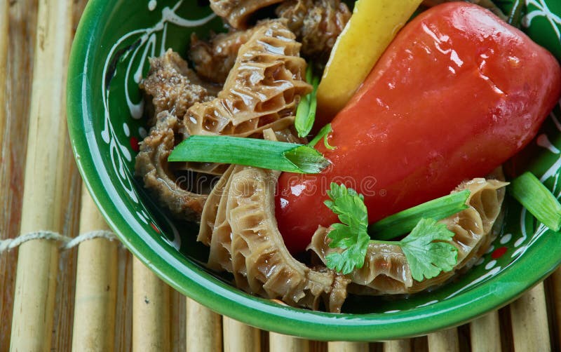 Tripe salad stock photo. Image of style, sauce, food - 89757870