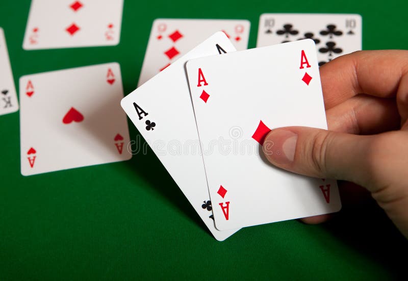 Triple aces. stock photo. Image of cards, winning, gambling - 18048232