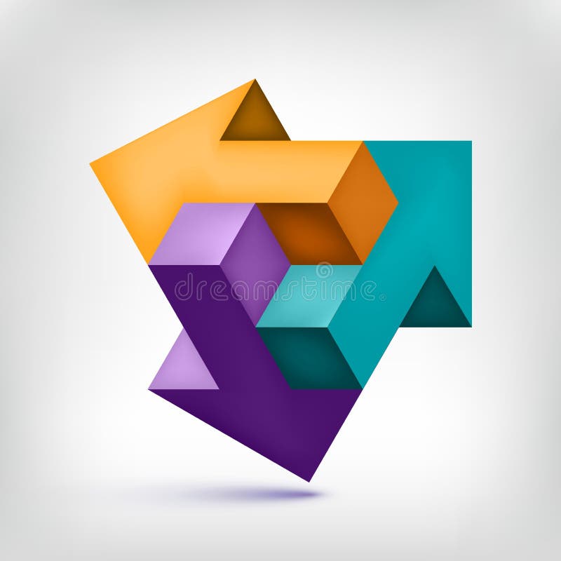 Triple Color Logo Design Stock Illustrations – 568 Triple Color Logo ...