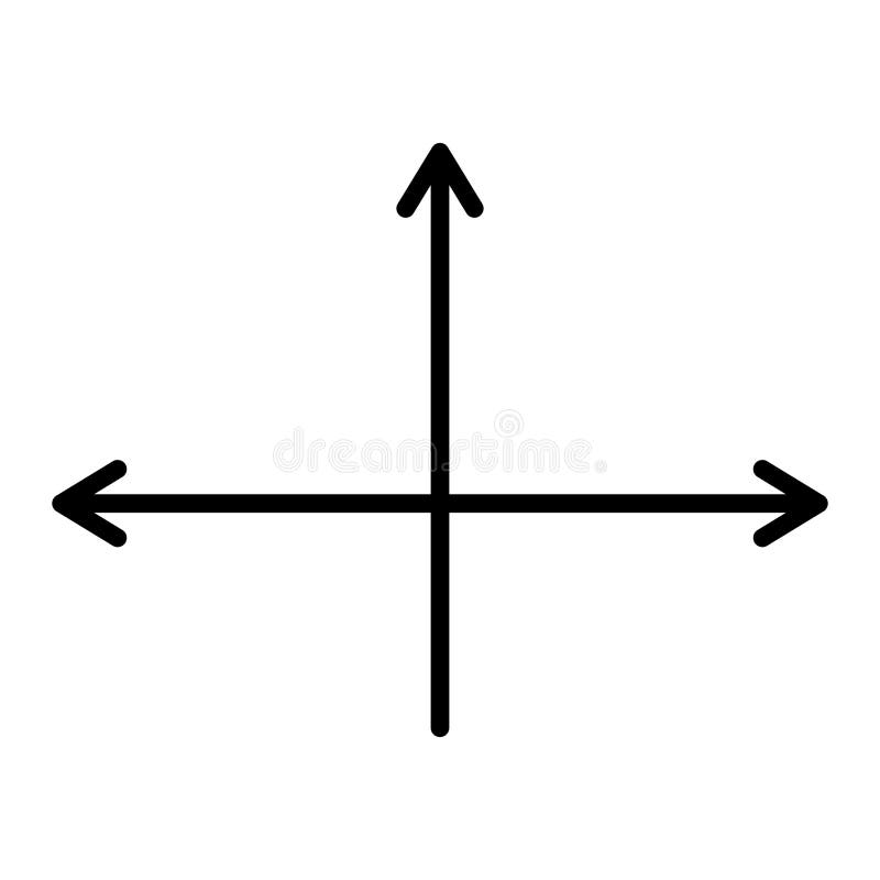 Triple Branching Path Arrow. Stock Illustration - Illustration of ...