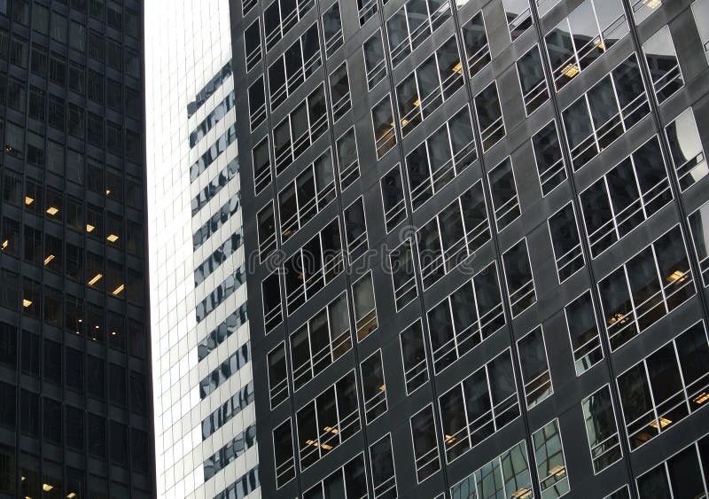 Triple Building Texture with Lots of Windows Stock Photo - Image of ...