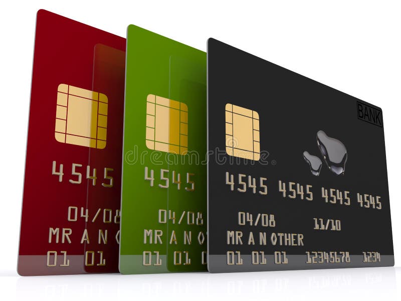 Triple Credit stock illustration. Illustration of credit - 12921196