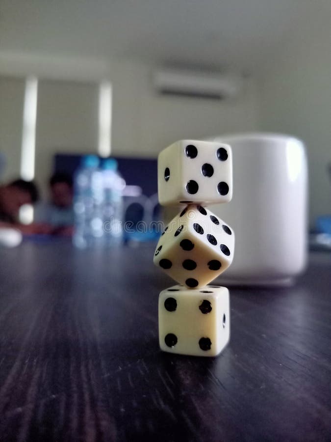 Triple dice stock photo. Image of happiness, triple - 263584920