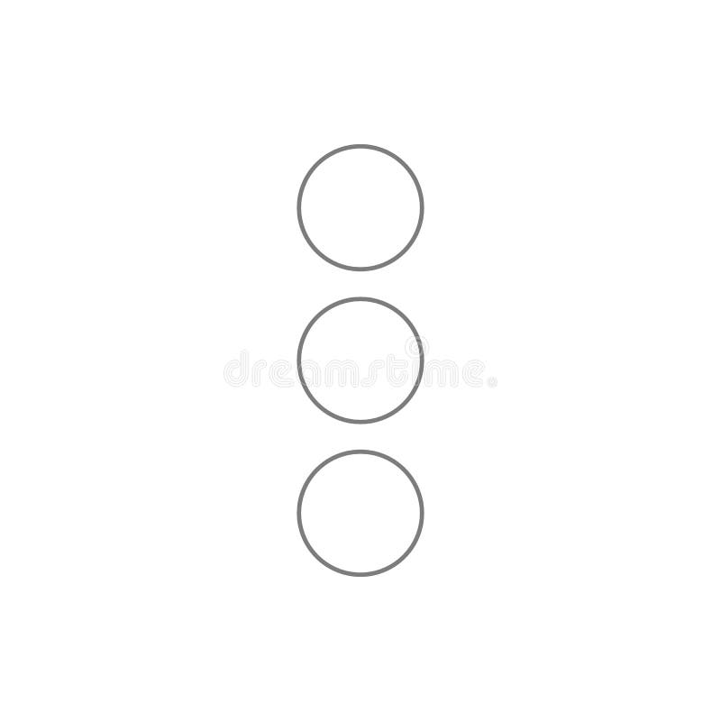 Three Dots Icon. Element of Minimalistic Icon for Mobile Concept and ...