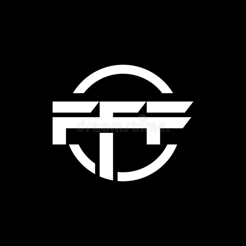 Triple F Letter in Circle Creative Icon Simple Design Template Stock ...