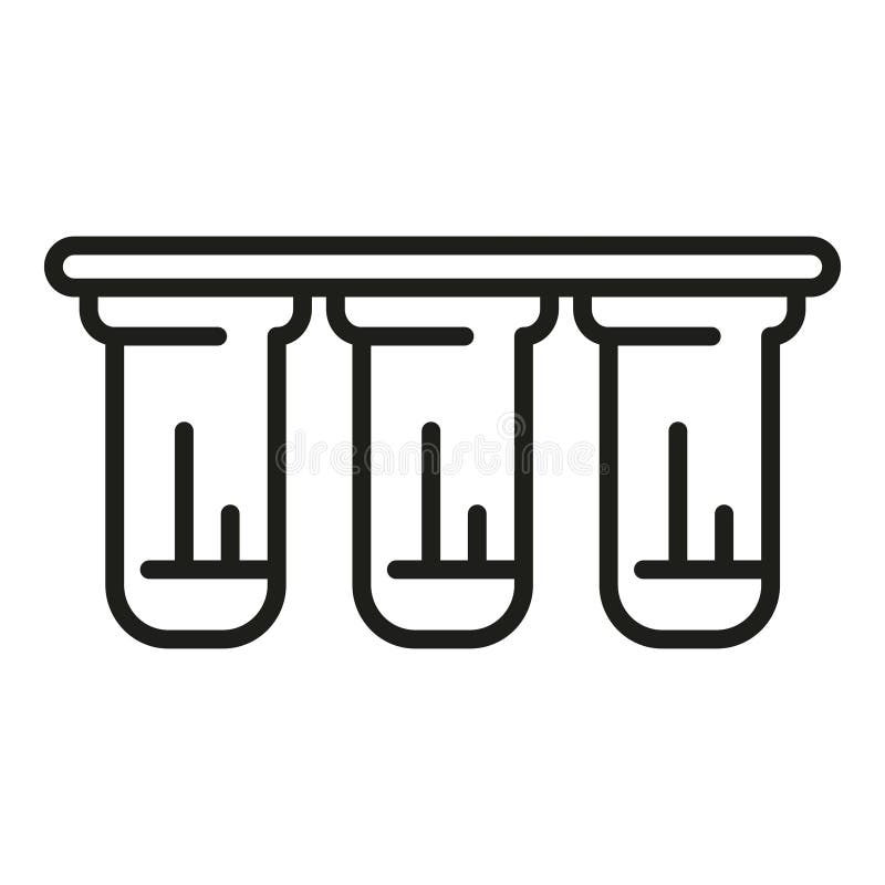 Triple Filter Icon Outline Vector. Water Purification Stock Vector ...