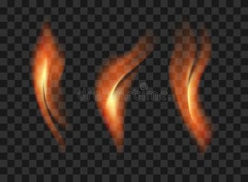 Triple Fire on Transparent Background Vector Stock Vector ...